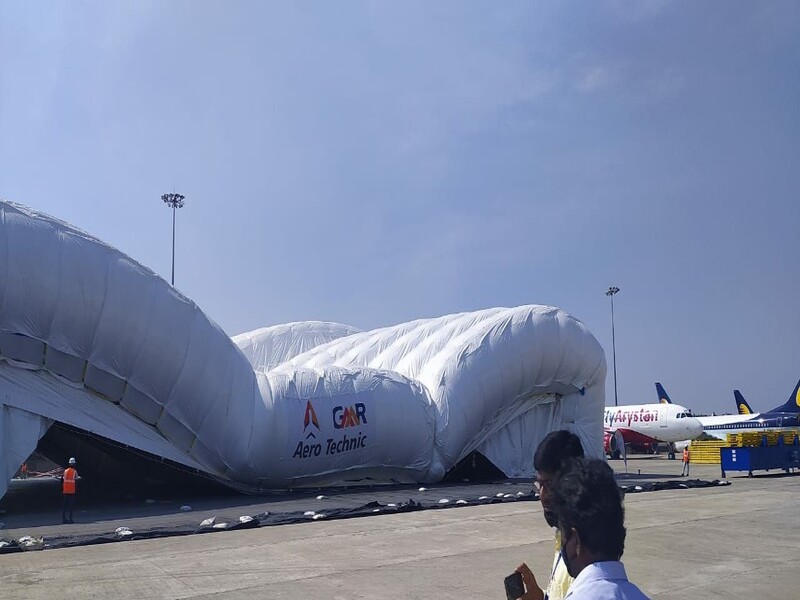 India gets first Inflatable Hangar - Arabian Defence