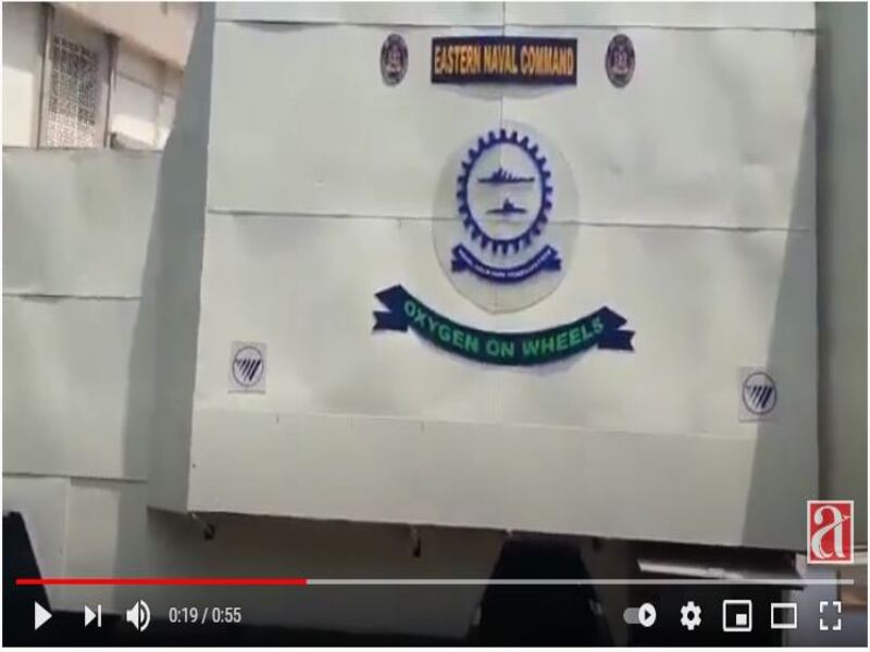 Indian Navy Develops Oxygen Plant on Wheels - Arabian Defence