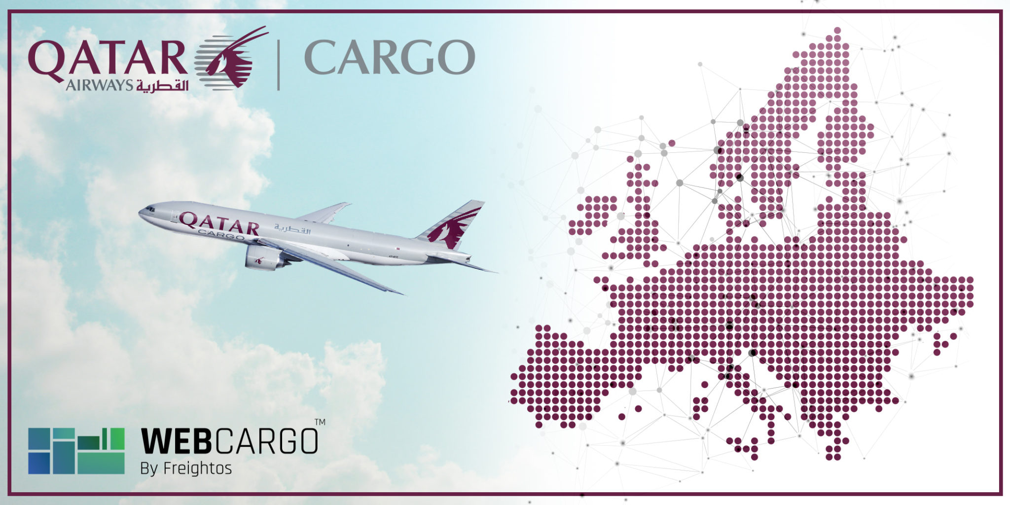 Qatar Airways Cargo Launches WebCargo by Freightos in Europe - Arabian ...