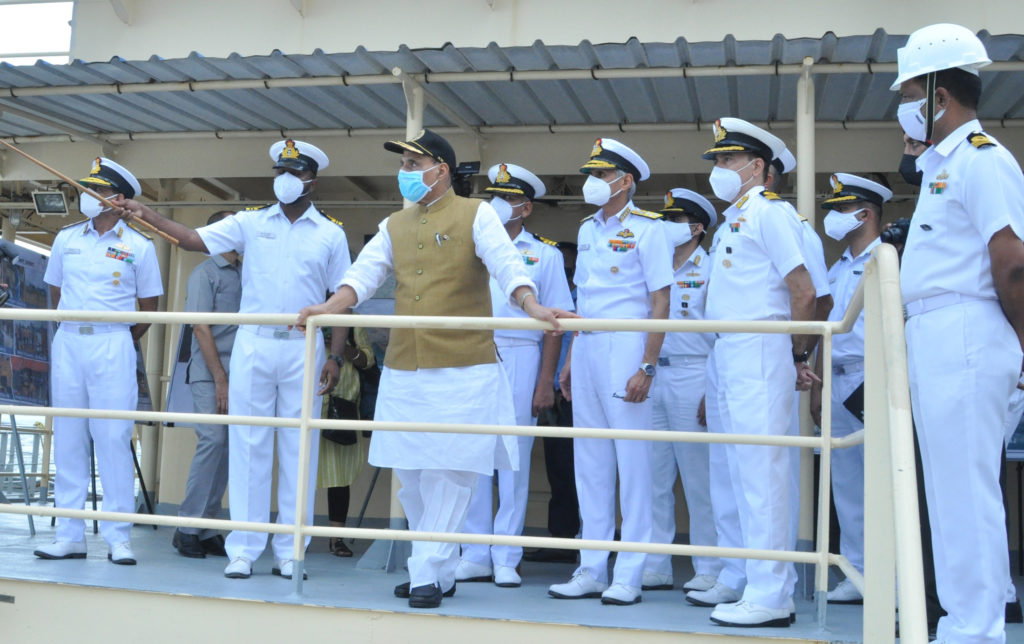 Defence Minister reviews ‘Project Seabird’ at Karwar Naval Base ...