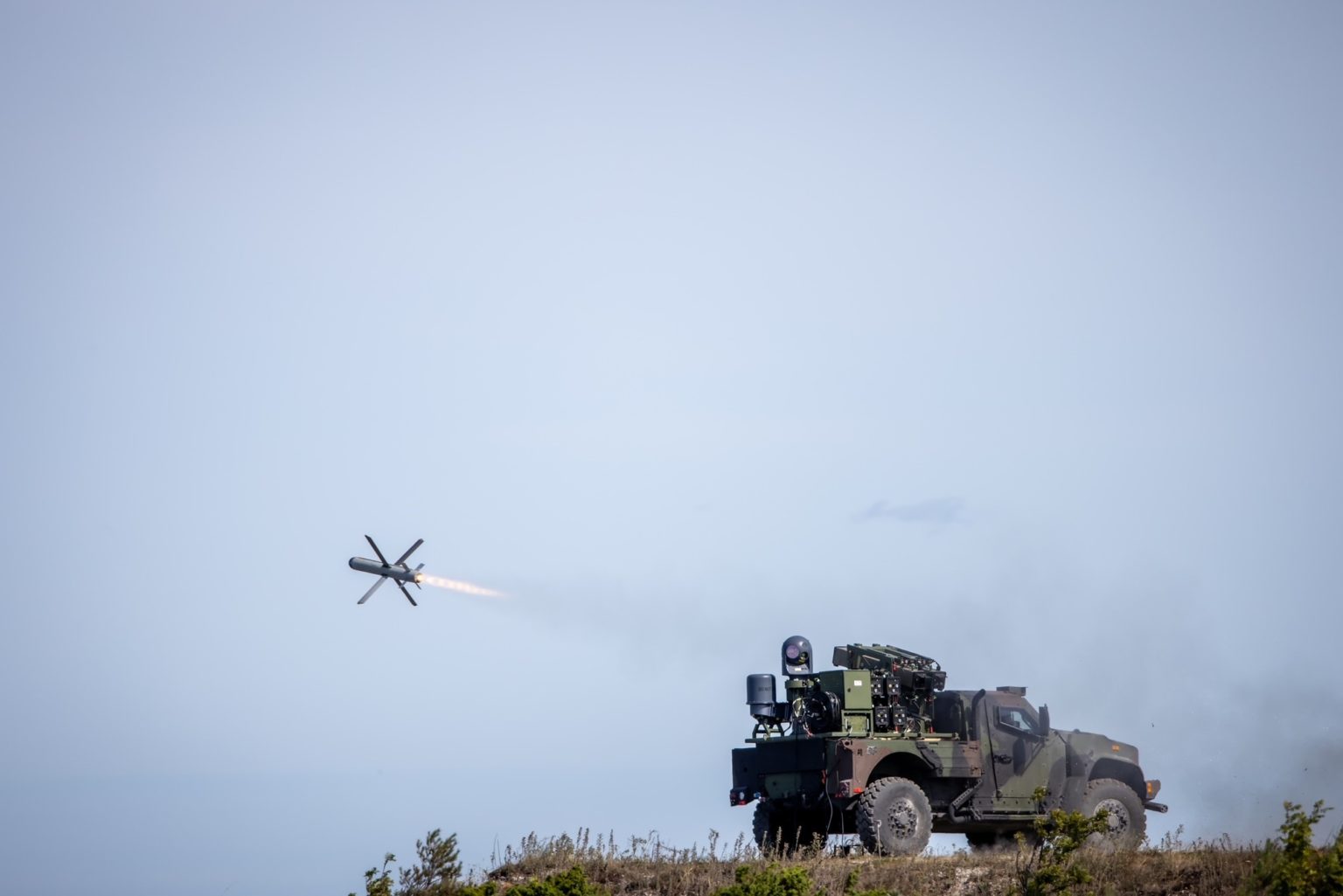 Rafael fires SPIKE NLOS missile from Oshkosh JLTV in Estonia - Arabian ...