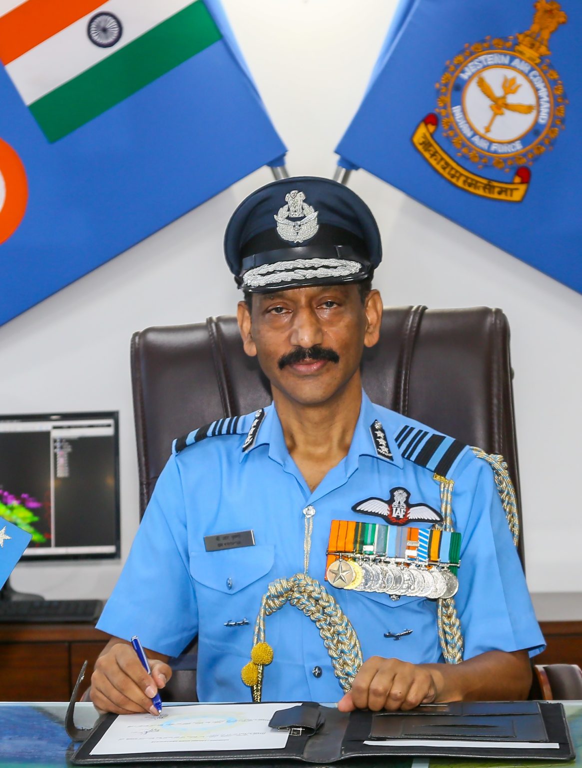 Air Marshal BR Krishna Assumes the Command of Western Air Command,IAF ...